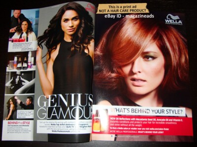 WELLA Hair Care 2-Page Magazine PRINT AD 2014 MEGHAN MARKLE Solange ...