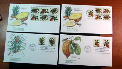 US FDC Stamp Scott# 3126-3129 Merian Botanicals 1997 Used PL29 | eBay