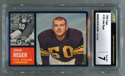 1962 Topps #135 John Reger CSG 7 NEAR MINT #10276340086 | eBay