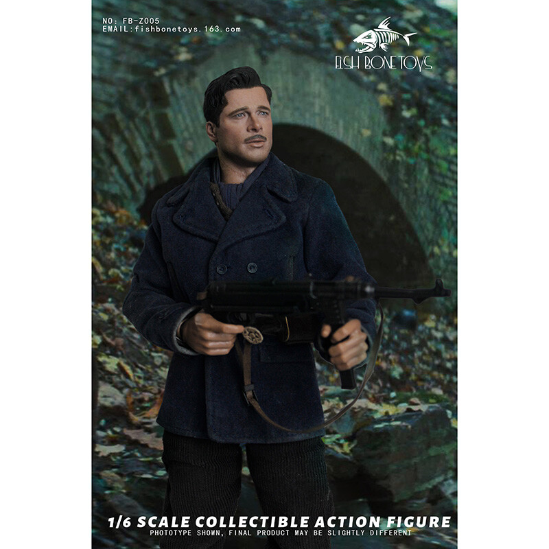 1/6 FISH BONETOYS FB-Z005 Brad Pitt US Army Lieutenant Action Figure | eBay