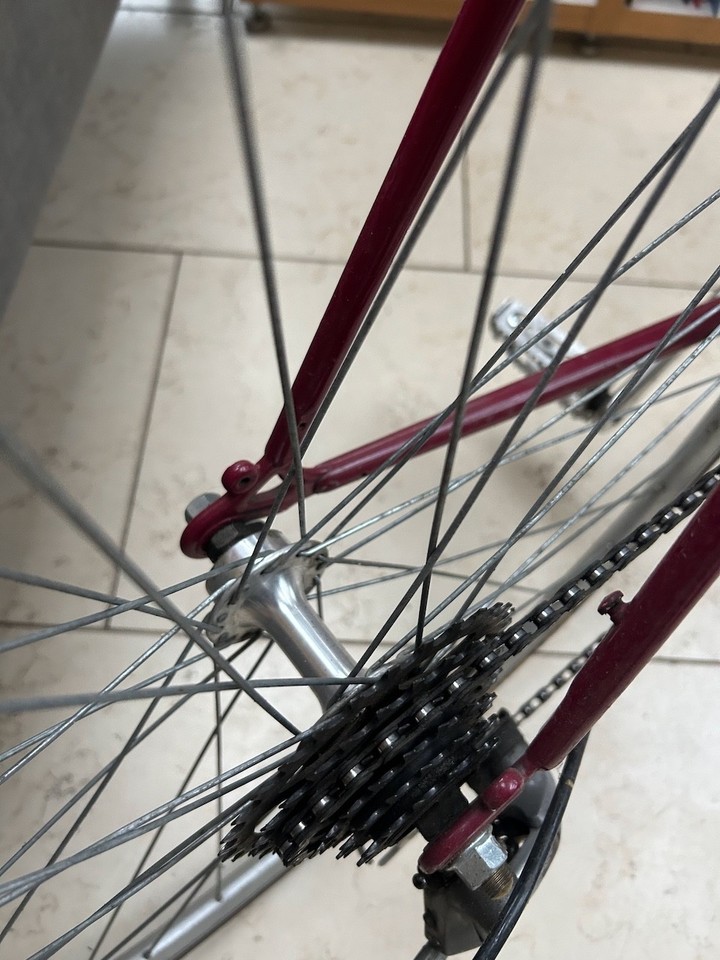 Vintage Maroon Coloured Claud Butler With Reynolds 531 frame-Large ...