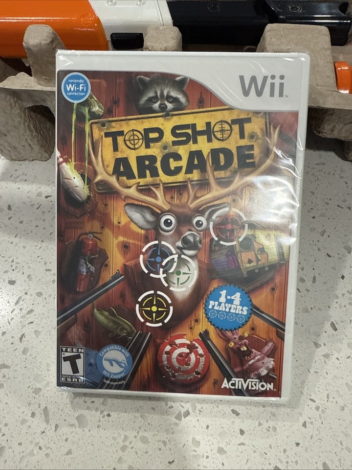 Vintage Activision Nintendo Wii Cabela's Top Shot Arcade Game Complete ...