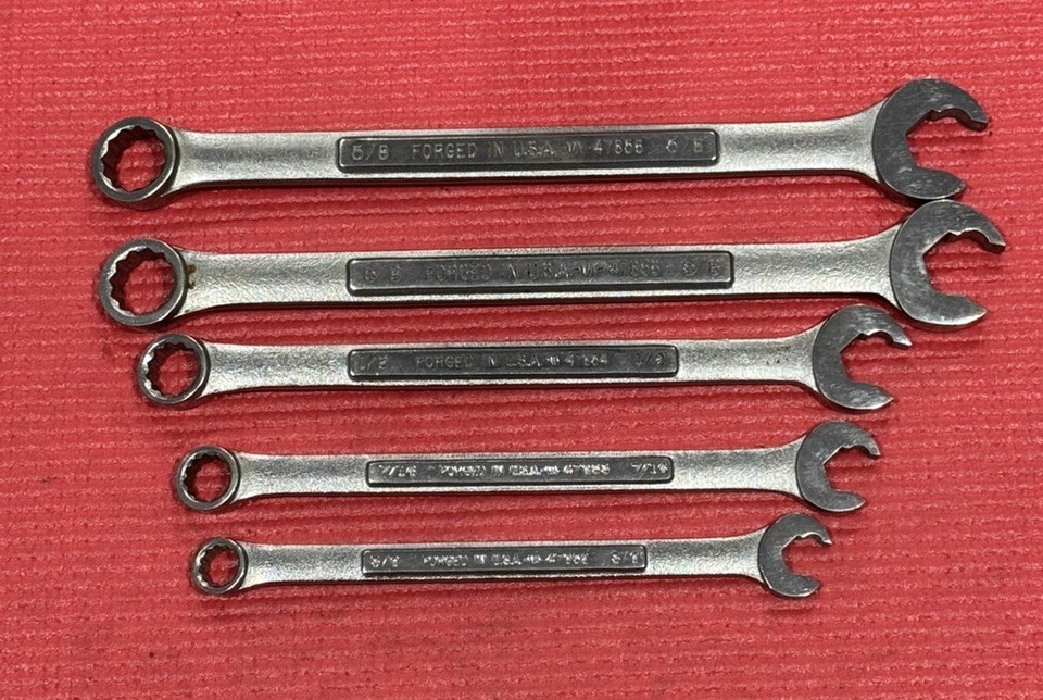 Craftsman 5pc Set SAE Combination Speed Wrench Set VA Series Made In ...