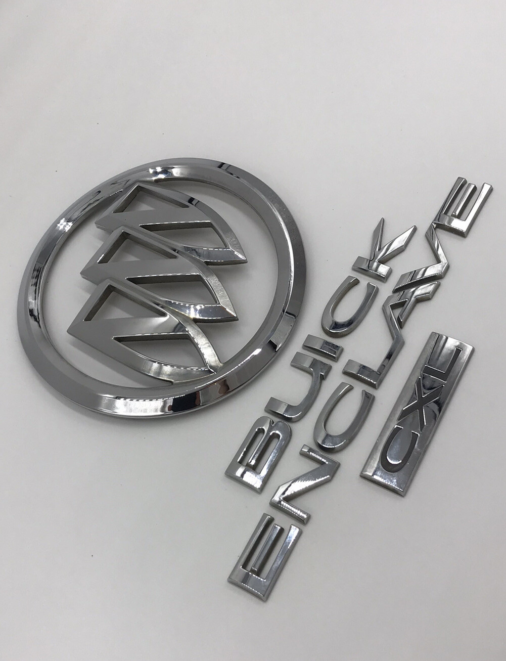 08 09 10 11 12 BUICK ENCLAVE CXL OEM CHROME REAR EMBLEM LOGO BADGE SIGN ...