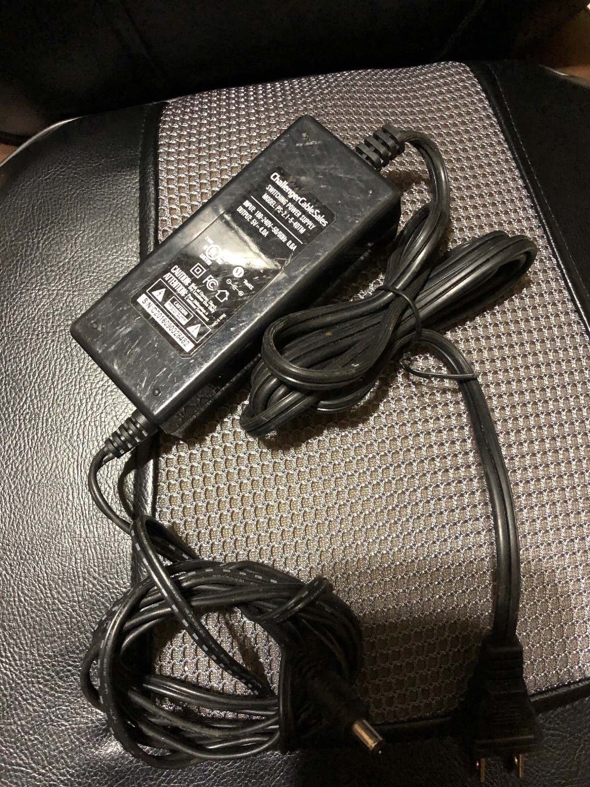 Challenger Cable Switching Power Supply Model PS-2.1-5-4DAC - Output 5V ...