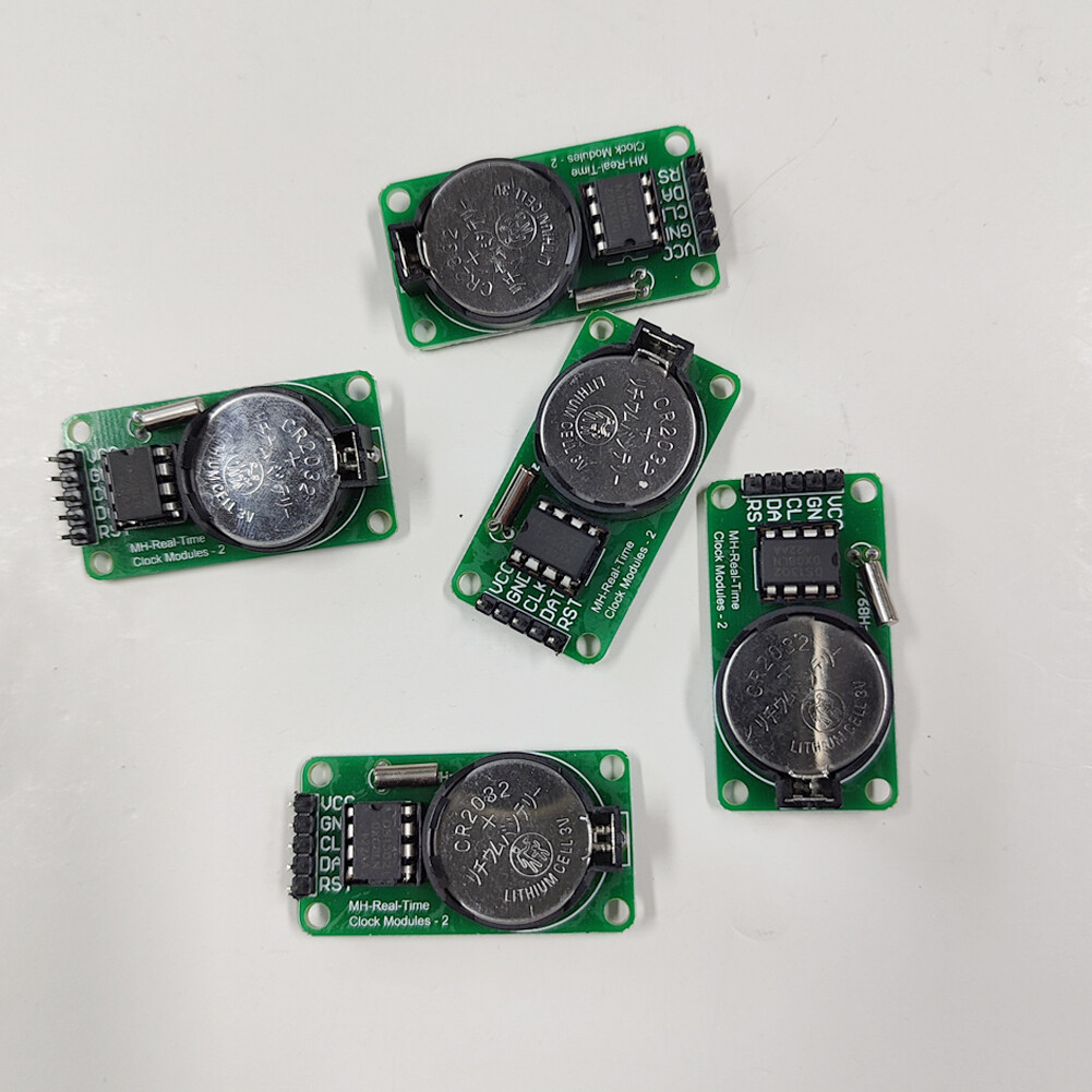 5PCS RTC DS1302 Real Time Clock Module For Arduino AVR ARM PIC SMD With ...