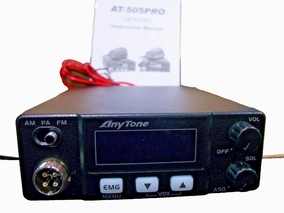 AnyTone AT-505PRO NEW CB Radio W/ SUPER-MOD / GREAT PEP WATTAGE, BE A ...