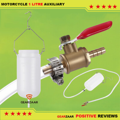 UNIVERSAL MOTORCYCLE 1 LITRE AUXILIARY FUEL TANK & CARB BALANCING TOOL ...