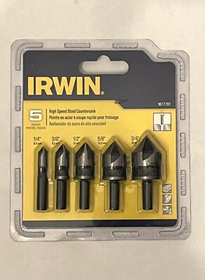 Irwin Hanson 5 Pc. High Speed Steel Countersink Set #1877791 D/S | eBay