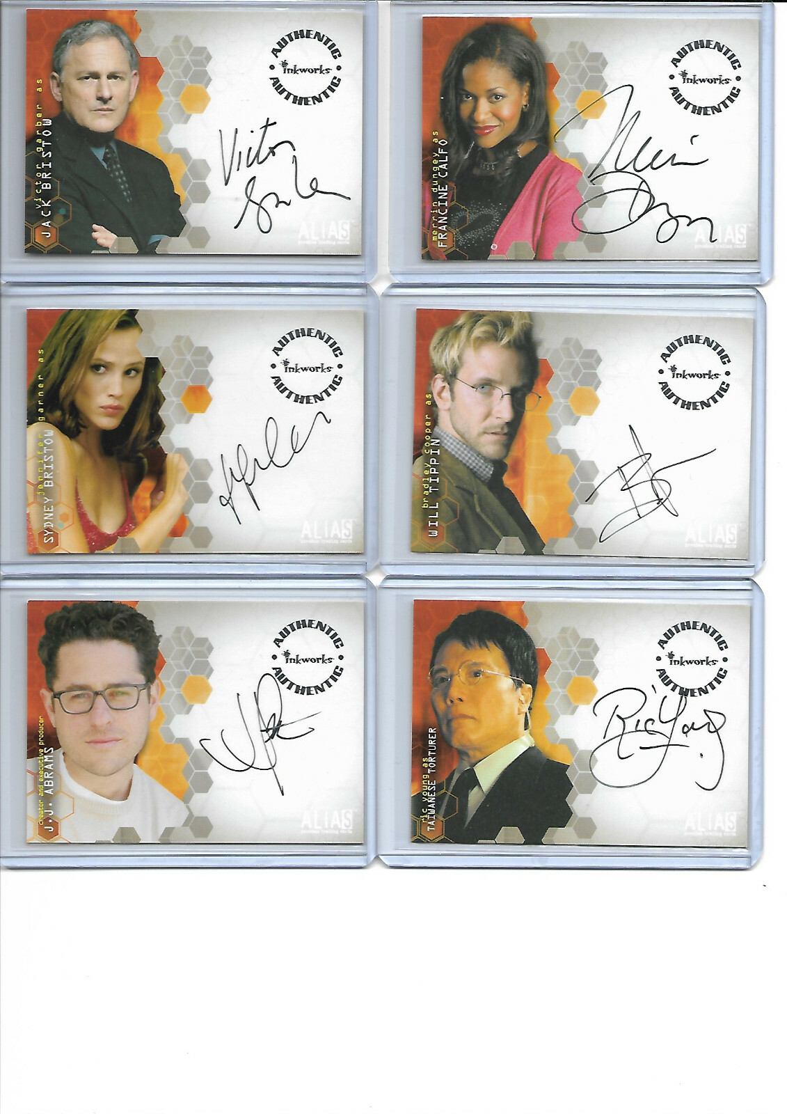 ALIAS Seasons 1,2,3 & 4 Autograph And Pieceworks Card Selection NM ...
