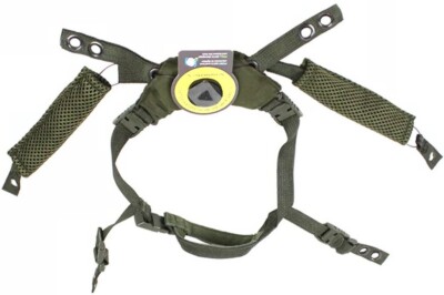 Olive Drab Ballistic Helmet DIAL Retention System Harness M L XL ACH ...