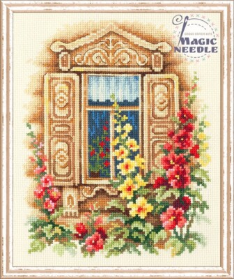 New Magic Needle Cross Stitch Kit Lovely Window 74-02 | eBay