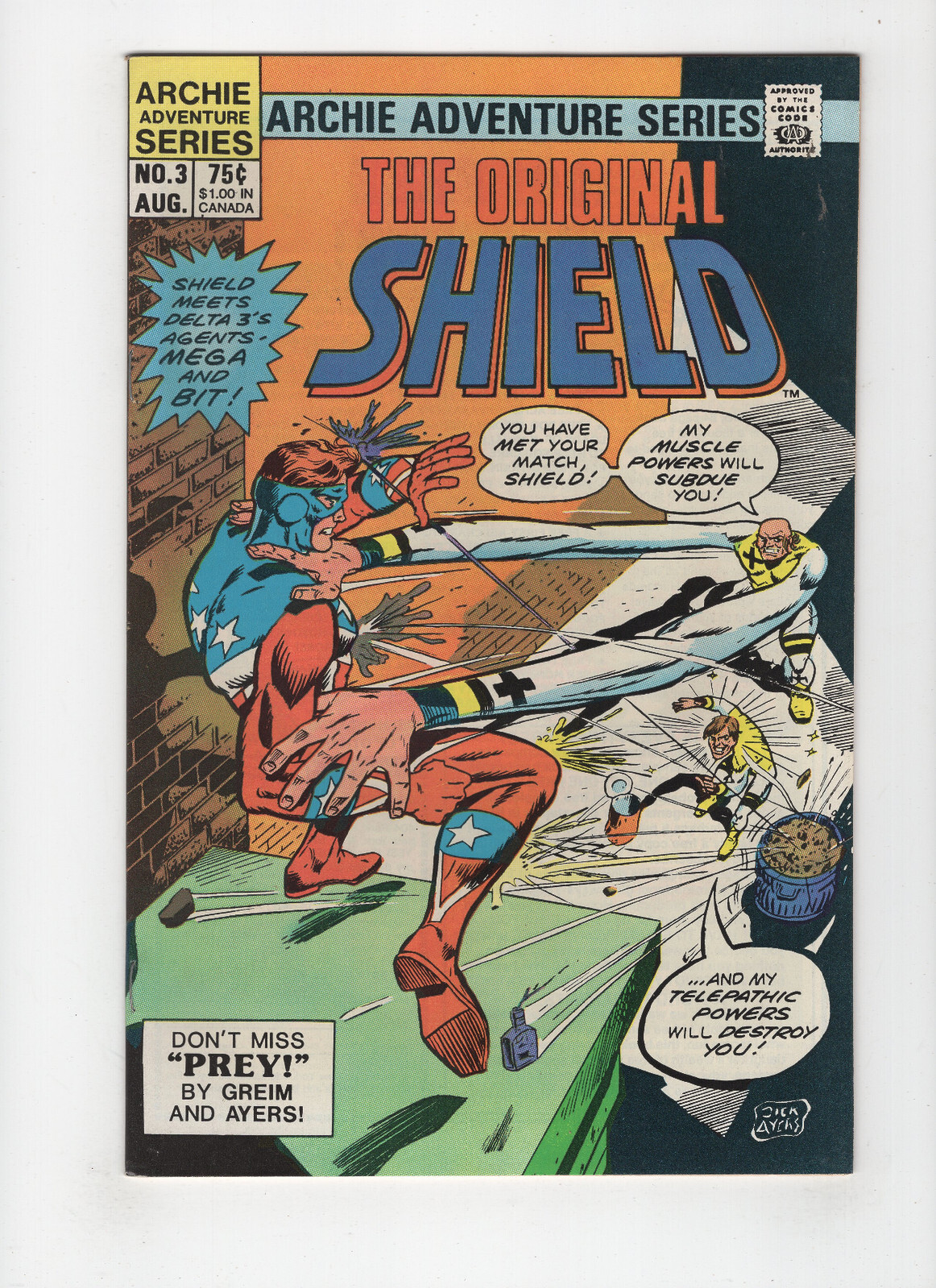 The Original Shield #3 (Archie Comics, 1984) | eBay