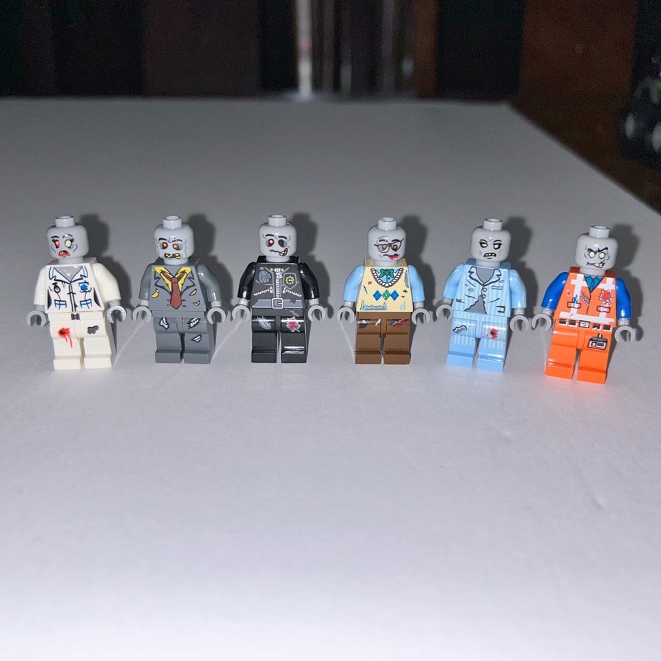 Lego Custom Set Zombie Apocalypse Minifigure LOT Walking Dead Trailer ...