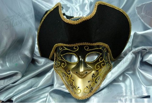 Mens Light Pirate Holloween Theater Costume Venetian Mardi Gras ...