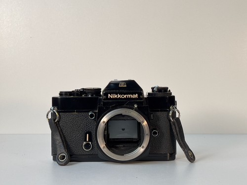 Nikon Nikkormat EL 35mm SLR Film Camera, W/1 Roll Of Shutter Fires ...