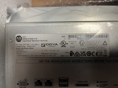 2800S-215DS-N1S Allen Bradley OptixPanel 21.5” | eBay