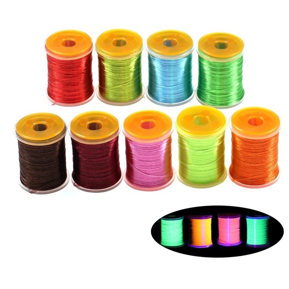 Body Material Fly Tying Thread Fluorescent Lightweight For Fly Fishing ...