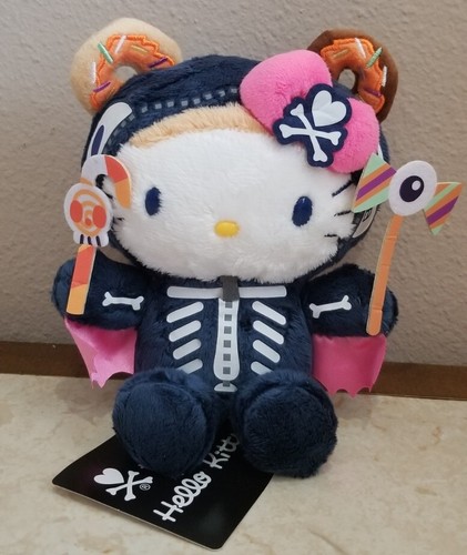 tokidoki x Hello Kitty Halloween Donutella Skeleton Bean Bag 6 Inch ...
