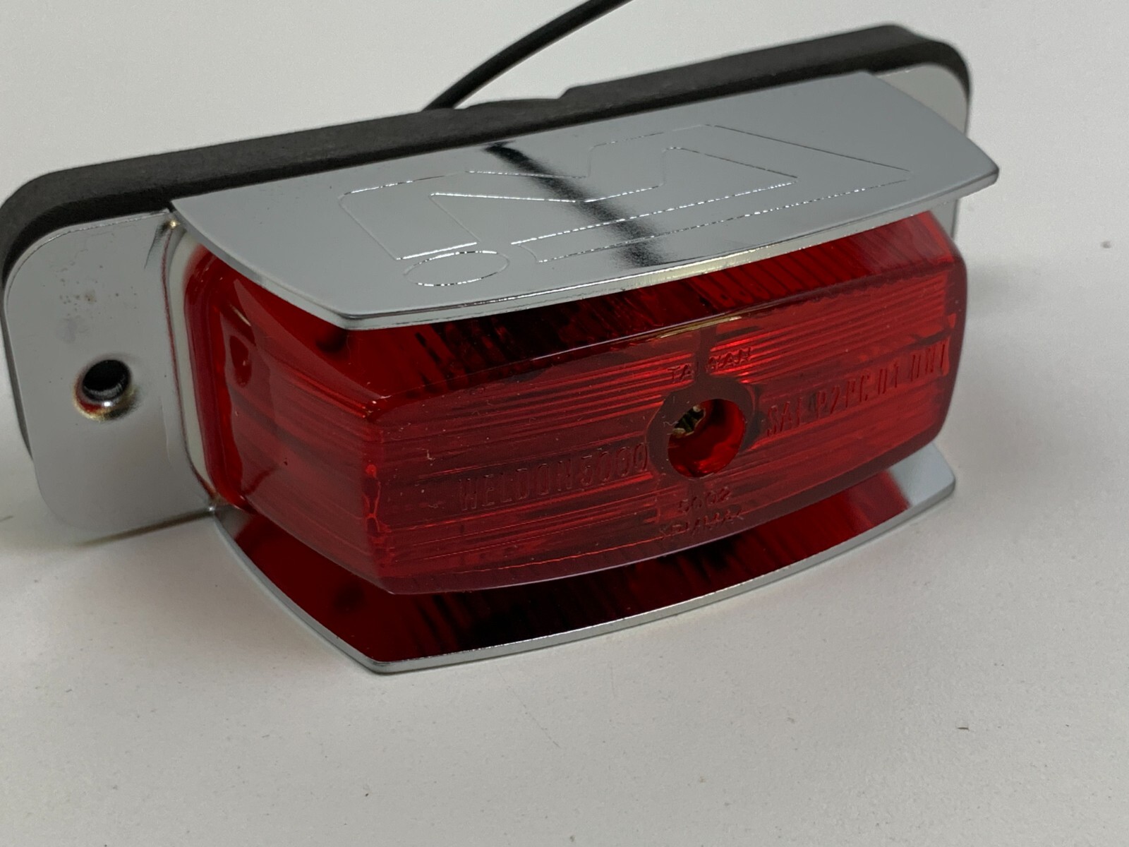 Weldon W5000SR-2 Red Clearance Light Dual Bulb Chrome | eBay