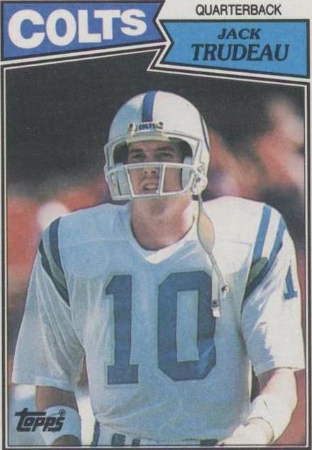 1987 Topps - Jack Trudeau #373 (RC) for sale online | eBay