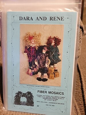 fiber mosaics pattern Doll Dara Rene | eBay
