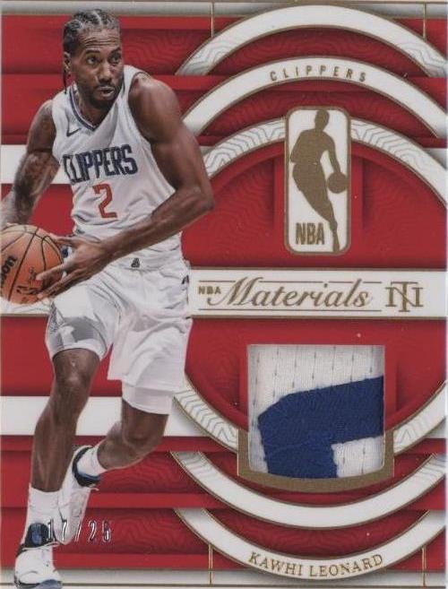 2023-24 Panini National Treasures - Nba Materials Kawhi Leonard #NM-KAW ...