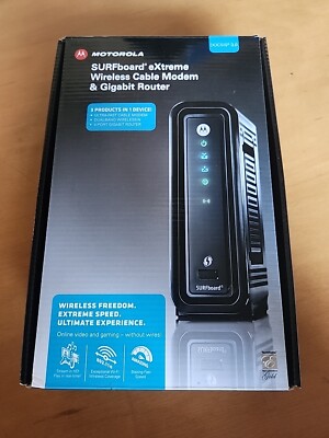 Motorola SBG6580 SURFboard DOCSIS 3.0 Cable Modem/ Wi-Fi Dual Band ...