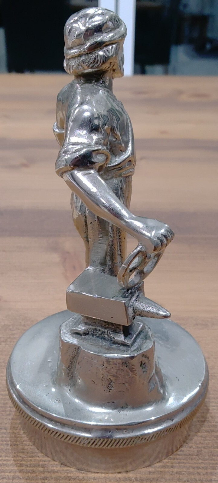 VINTAGE VULCAN MAN LORRY RADIATOR CAP - 1920S - BRASS AND SILVER PLATED ...