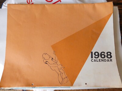 1968 HONEYWELL CALENDAR VINTAGE | eBay