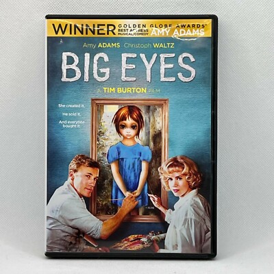 Big Eyes (DVD, 2014) with Booklet Amy Adams Christoph Waltz 13132617800 ...