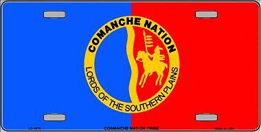Comanche Nation Flag Metal Novelty License Plate Tag LP1874 | eBay