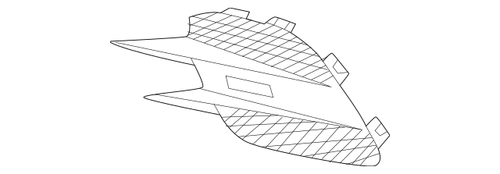 Mercedes Benz GLC63 AMG GLC63 AMG S Front Bumper Right Lower Cover OE ...