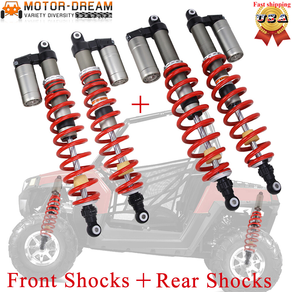 FRONT & REAR AIR SHOCKS ABSORBERS SUSPENSION FOR POLARIS RZR S 800 2009 ...