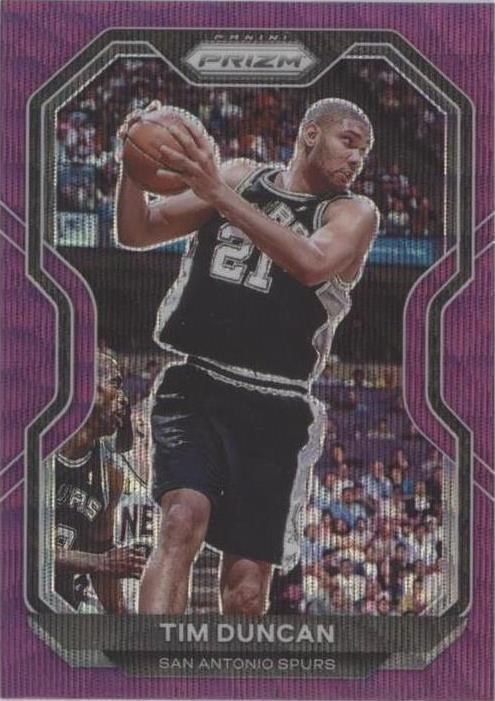 2020-21 Panini Prizm - Tim Duncan #30 Purple Wave Prizm for sale online ...