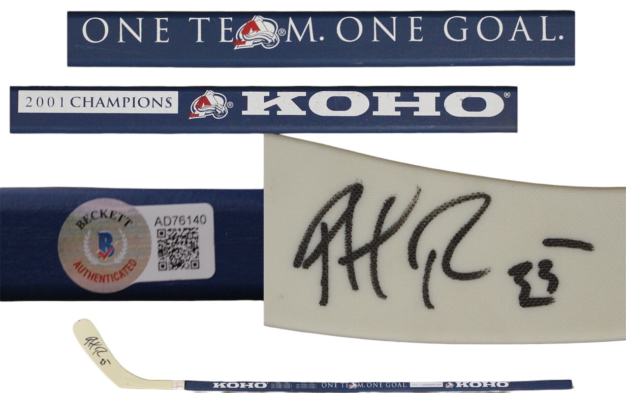 Patrick Roy Signed Colorado Avalanche Koho Hockey Stick Beckett 44748 ...