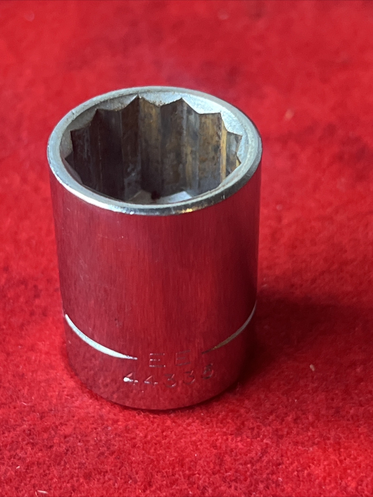 CRAFTSMAN SHALLOW SOCKET -EE-44335, 5/8", 3/8" DRIVE, 12 POINT - USA ...