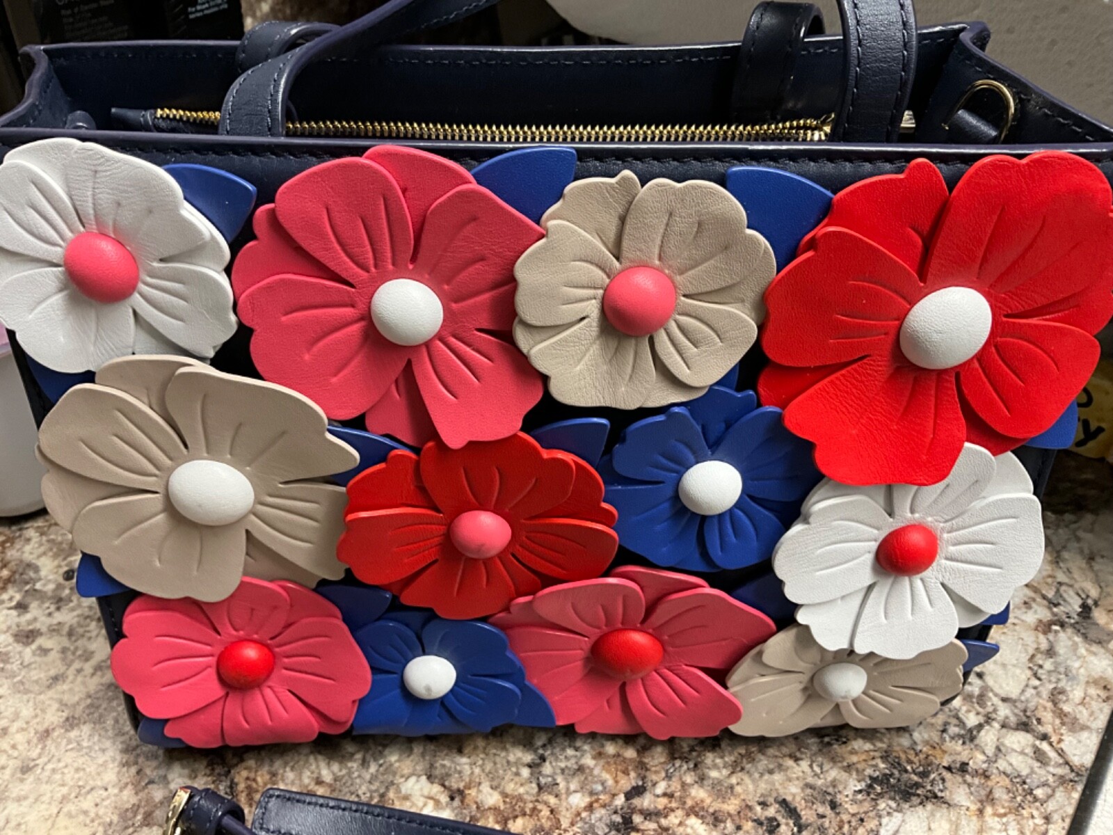 Kate Spade Madison Daisy Lane Conv. Sam Flower Appliqué plus bonus see ...