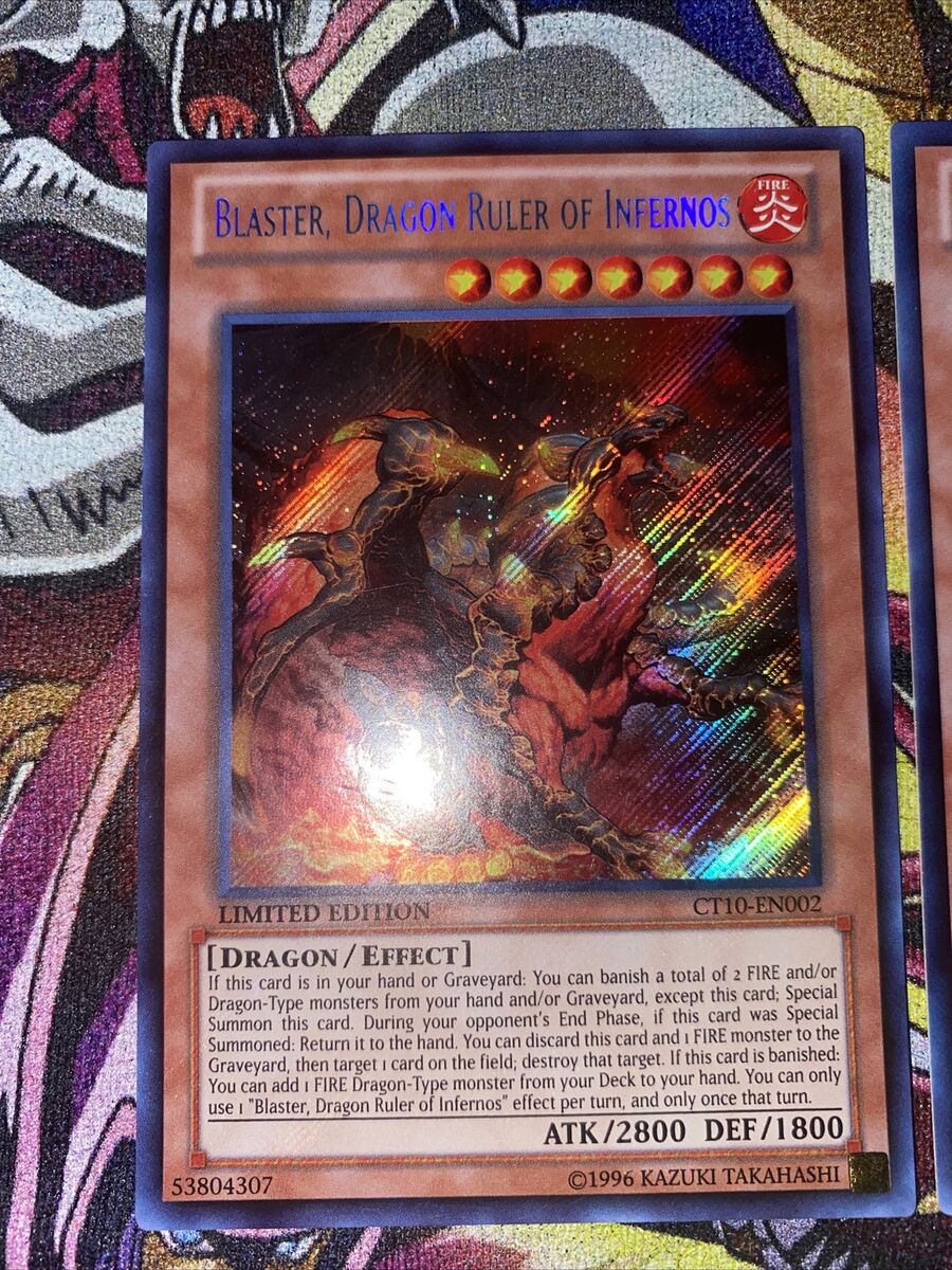 Yugioh x3 (3) Limited Edition Secret Rare Dragon Lot Blaster Yugioh x3 (3) Limited Edition Secret Rare Dragon Lot Blaster