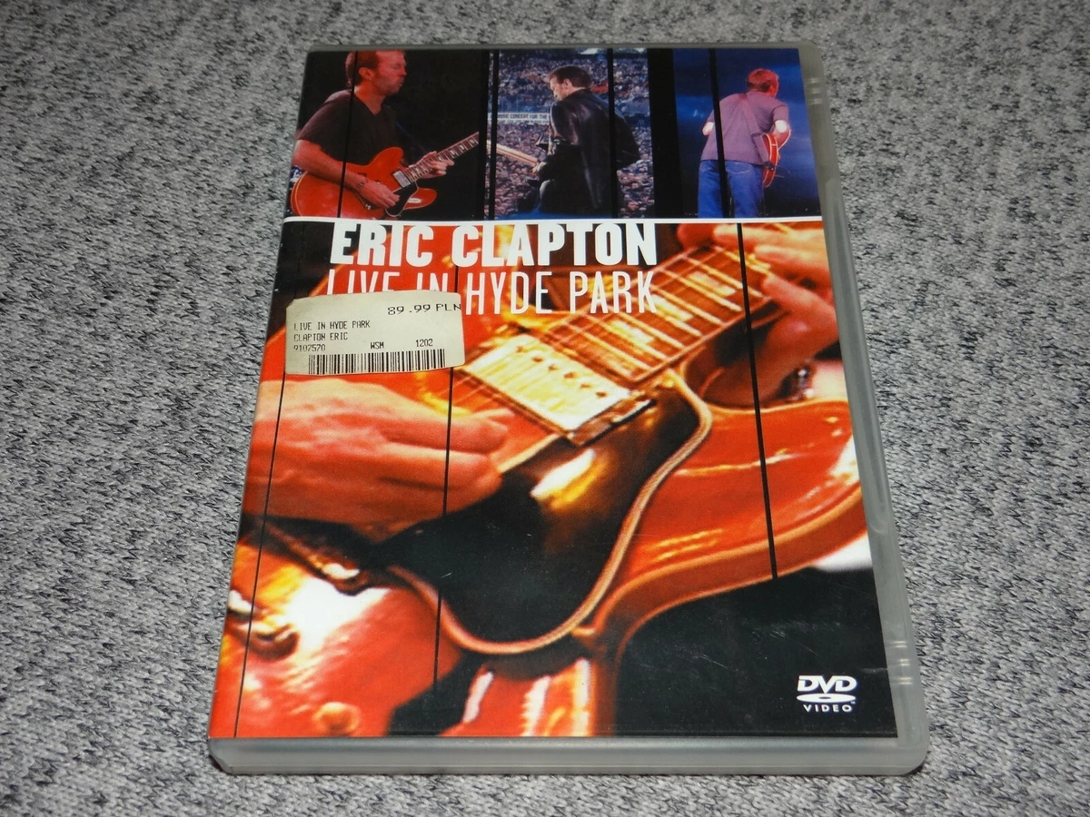 予約販売品】 ERIC CLAPTON LIVE IN HYDE PARK DVD, 60% OFF