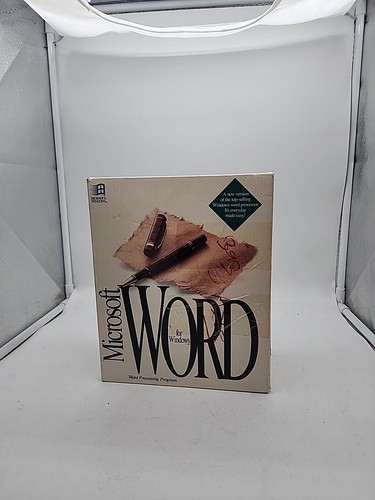 Microsoft Word For Windows 2.0 1991 Complete SealedFloppy 5.25 Disks ...