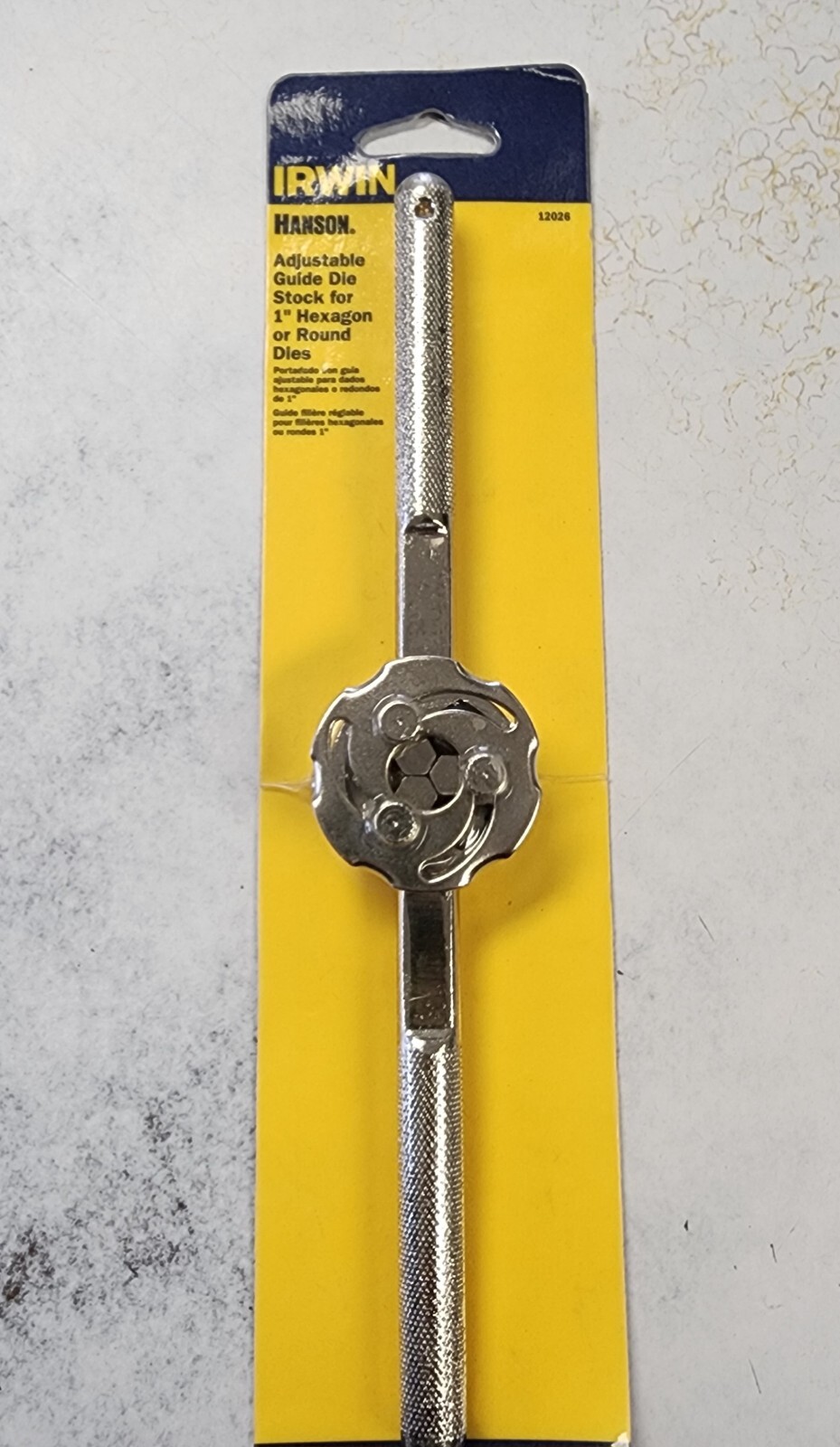 Irwin 12026 Hanson Steel Adjustable Guide Die Stock for 1" Hexagon ...