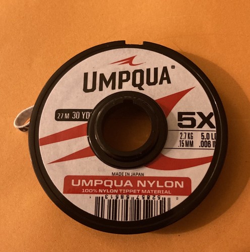 Umpqua 5X Nylon Tippet / Leader Material - 30 yd spool | eBay