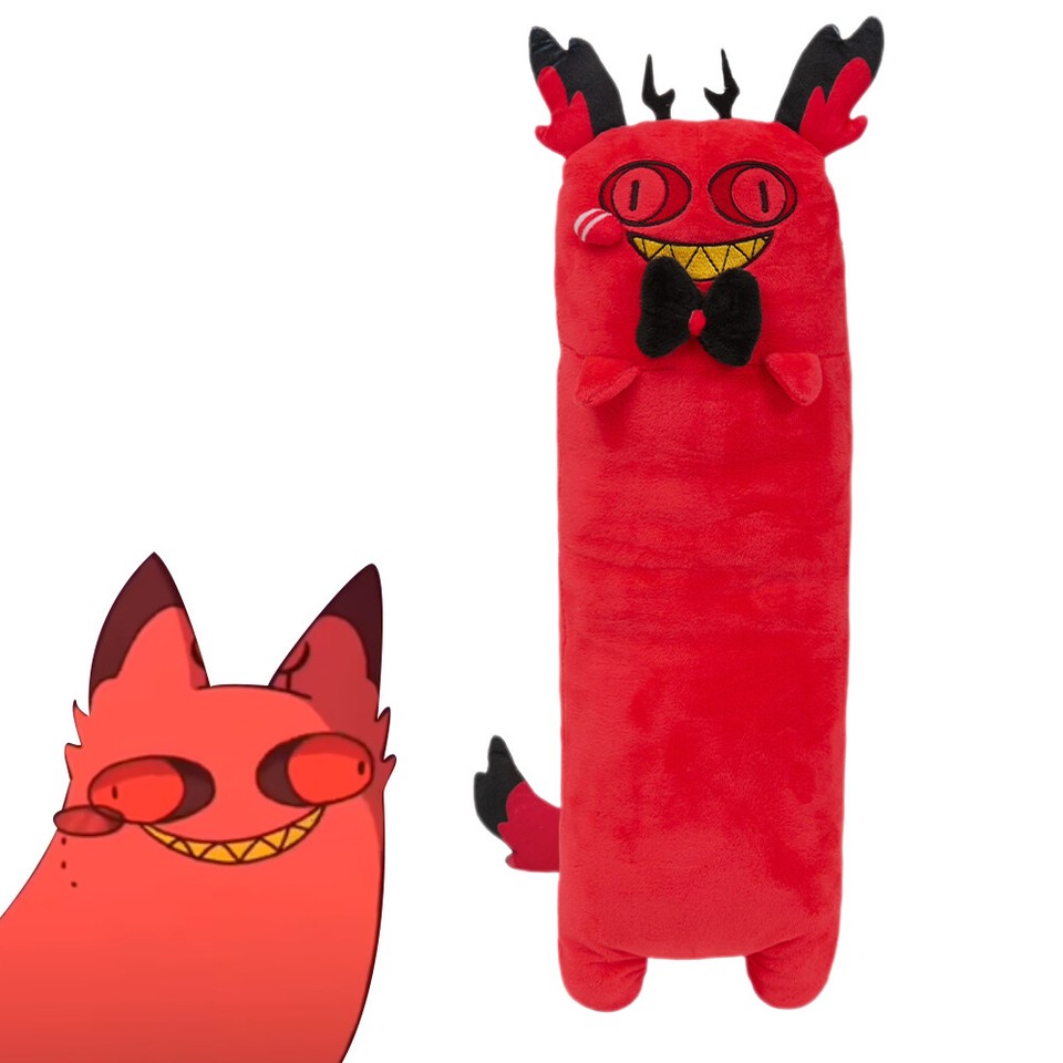 Hazbin Alastor The Radio Demon Cursed Cat Plush Dolls Hotel Devil ...