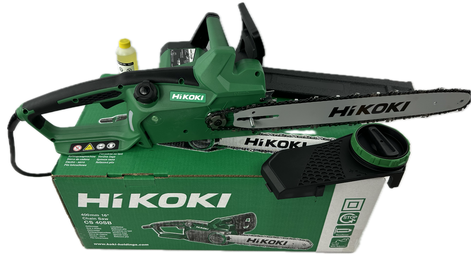 HIKOKI CS40SB 40cm Elektro elektrische Kettensäge Säge Motorsäge sägen ...