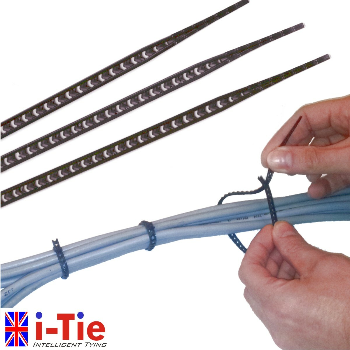 Rapstrap i-Tie QUICK-RELEASE releasable & reusable cable tie strips ...