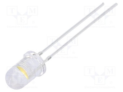 10÷12lm 7,8÷9,5V 15mA 5mm Bianco Caldo 22000÷25000mcd LED 60 ° | eBay
