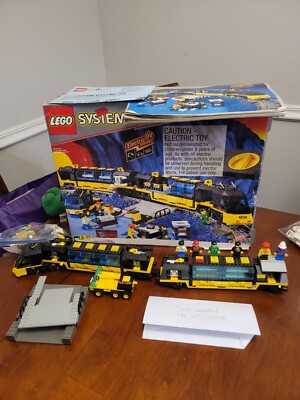 🚅 LEGO 1996 System 9v Train Set 4559 Cargo Railway Set w/ Manual | eBay
