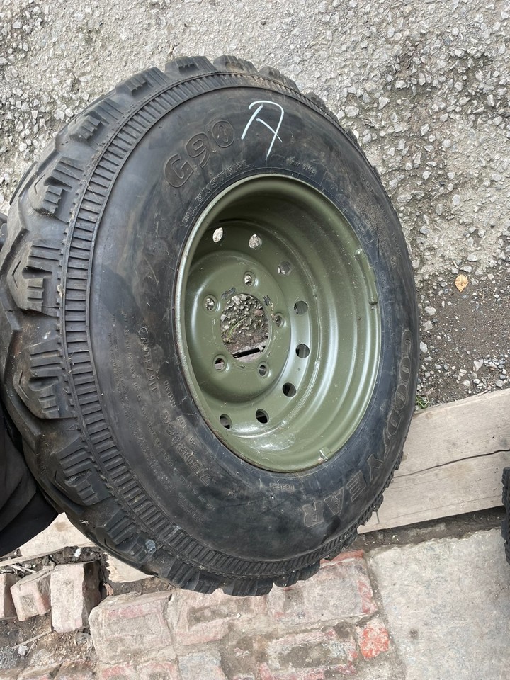 Land rover Wolf wheels Goodyear g90 tyres 7.50x16 x4 | eBay UK