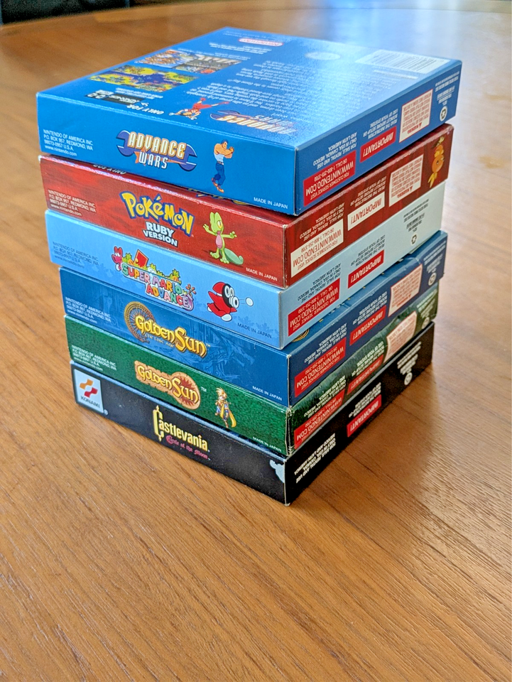 Gameboy Advance - Authentic Boxes & Manuals - See photos - Pokemon Ruby ...